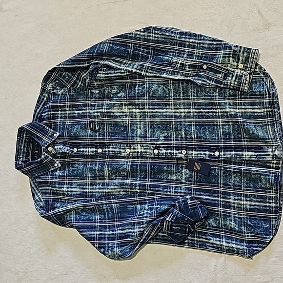 Polo Ralph Lauren | Shirts | Polo Ralph Lauren Indigo Plaid Shirt ...